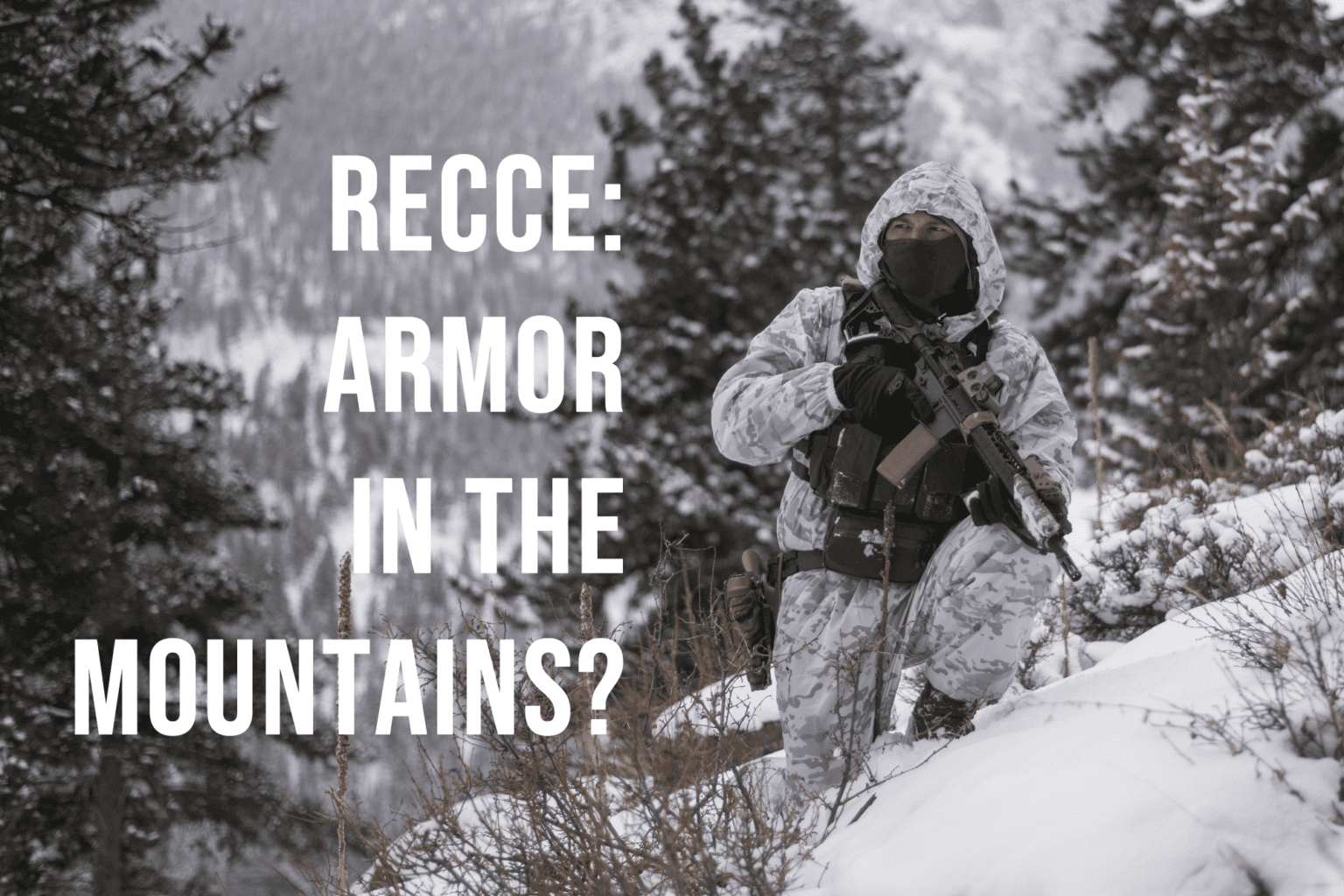 RECCE: Does Body Armor Make Sense in the Mountains?