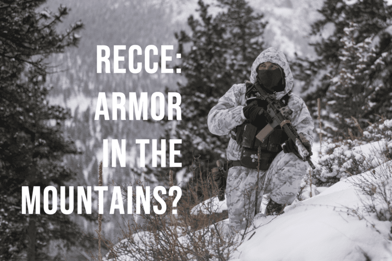 RECCE: Does Body Armor Make Sense in the Mountains?